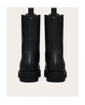 Valentino Garavani Xcombat Round Toe Lace-up Combat Boots
