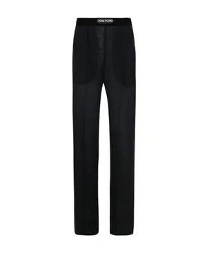 TOM FORD Logo Waistband Track Pants - Black