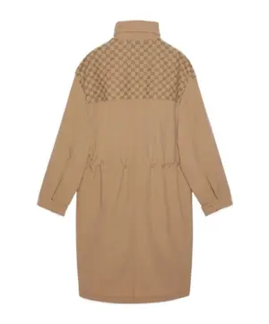 Gucci Hooded Pattern-detail Coat