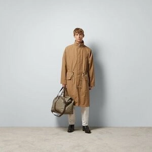 Gucci Hooded Pattern-detail Coat