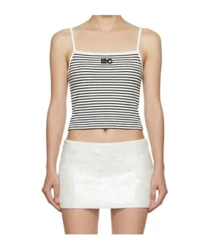Marissa Chiara Striped Vest - White