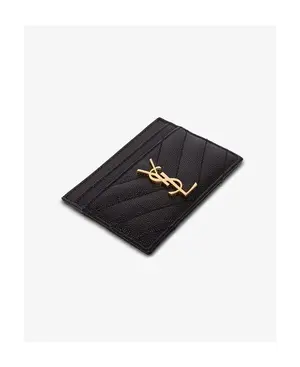 Saint Laurent Cassandre Quilted Cardholder