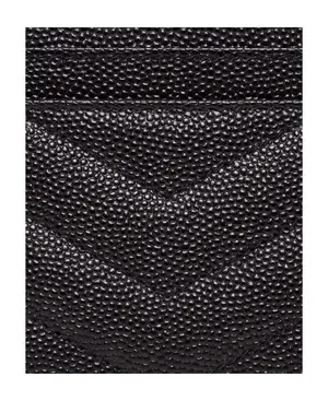 Saint Laurent Cassandre Quilted Cardholder