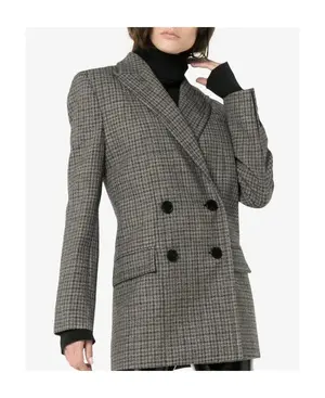 Givenchy Plaid Wool Suit Jacket