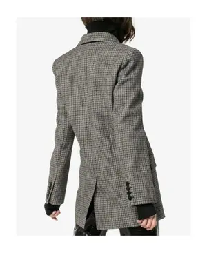 Givenchy Plaid Wool Suit Jacket