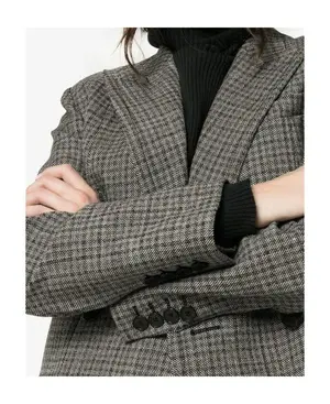 Givenchy Plaid Wool Suit Jacket