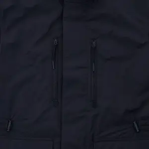 Zegna Long-sleeved Casual Jacket With Stand Collar And Zipper Pockets