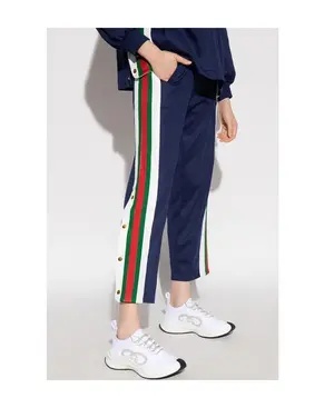 Gucci Web-stripe Drawstring Track Pants