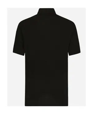 Dolce & Gabbana Dolce Gabbana Logo Embroidered Polo Shirt