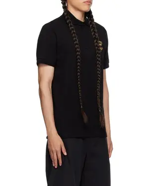 Dolce & Gabbana Dolce Gabbana Logo Embroidered Polo Shirt