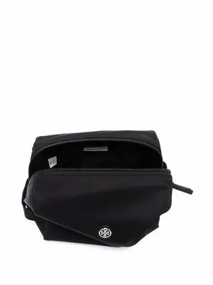 Tory Burch Logo Plaque Large Cosmetic Bag