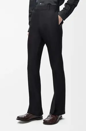 Loewe Wool And Silk Pleated Trousers