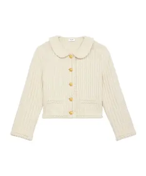 Celine Cardigan Jacket In Cotton - No