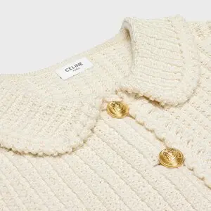 Celine Cardigan Jacket In Cotton
