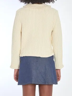 Celine Cardigan Jacket In Cotton