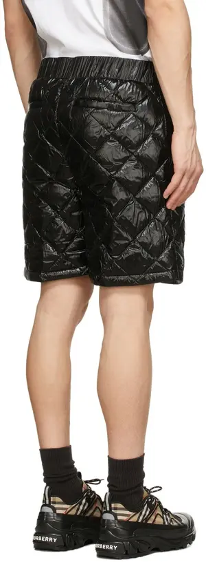Burberry Diamond Quilted Shorts With Drawstring Waist