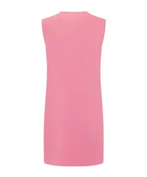 JIL SANDER Sleeveless Crewneck Shift Dress - Pink
