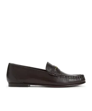 Chloé Logo Leather Loafers