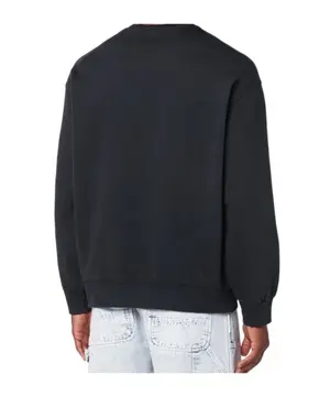 Carhartt Work In Progress Crewneck Sweatshirt With Distressed Finish - Black