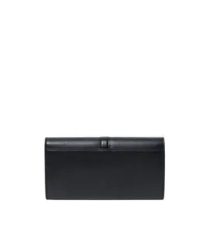 Stella McCartney Padlock Detailed Wallet - Black