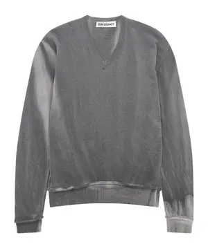 Our Legacy Spray Dye V-neck Knitwear