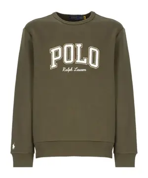 Polo Ralph Lauren Logo-embroidered Crew-neck Sweatshirt - Brown