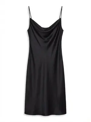 Saint Laurent Spaghetti Strap Dress - Black