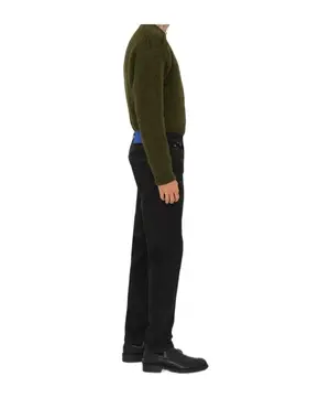 Burberry Logo Patch Tapered-leg Jeans