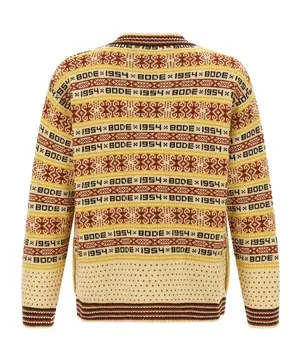 BODE Marzipan Jacquard Cardigan - Multi