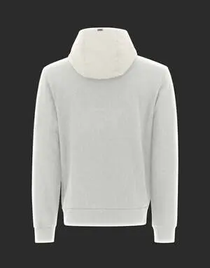 Herno Logo Patch Zip-up Hooded Jacket
