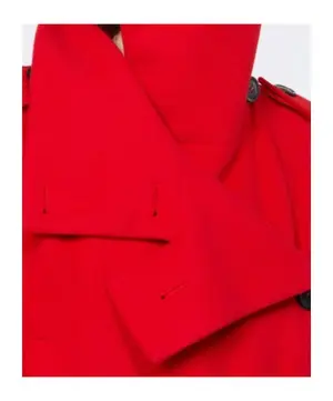 Sportmax Double-breasted Belted Trench Coat