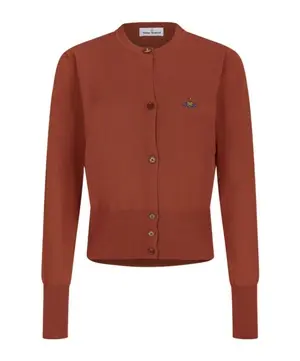 VIVIENNE WESTWOOD Bea Cropped Cardigan - Red