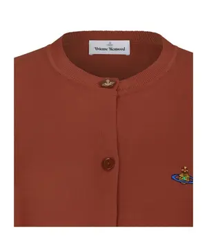 VIVIENNE WESTWOOD Bea Cropped Cardigan - Red