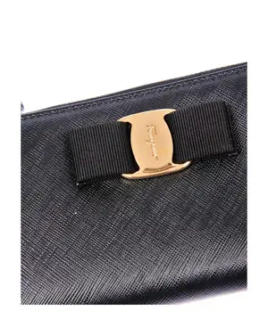 FERRAGAMO Bow Details Logo Wallet