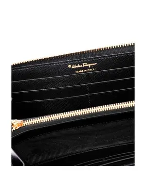 FERRAGAMO Bow Details Logo Wallet