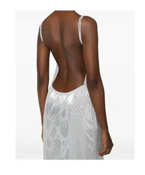 SIR. Sleeveless Square Neck Gown
