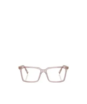 Miu Miu Square Frame Eyeglasses - Transparent Violet
