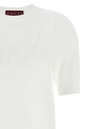 Gucci Logo Detailed Crewneck T-shirt