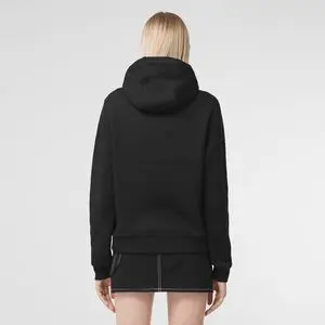 Burberry Logo Embroidered Hoodie
