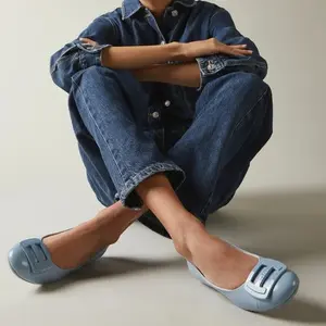Hogan Logo Plaque Ballerina Flats