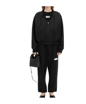 MAISON MARGIELA Zip Hoodie With Raw Edge And Vintage Effect