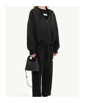 MAISON MARGIELA Zip Hoodie With Raw Edge And Vintage Effect