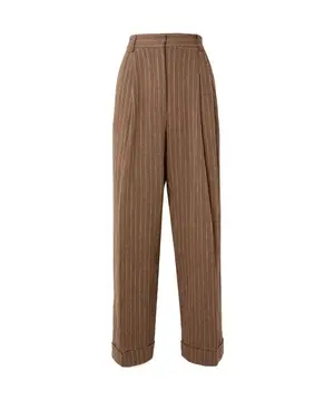 Dries Van Noten Wide Leg Tailored Trousers