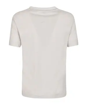 Brunello Cucinelli Logo Printed Crewneck T-shirt