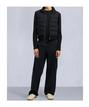 Moose Knuckles Long Sleeve Down Filled Jacket With Zip-up Closure