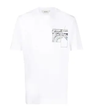 Zegna Graphic-print Short-sleeve T-shirt