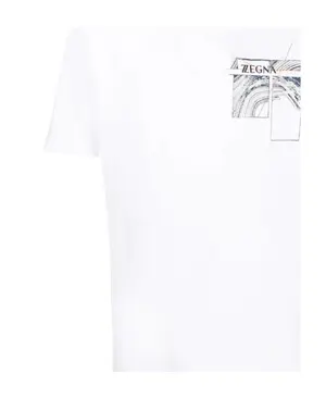 Zegna Graphic-print Short-sleeve T-shirt
