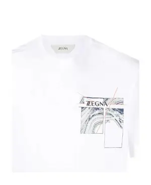 Zegna Graphic-print Short-sleeve T-shirt