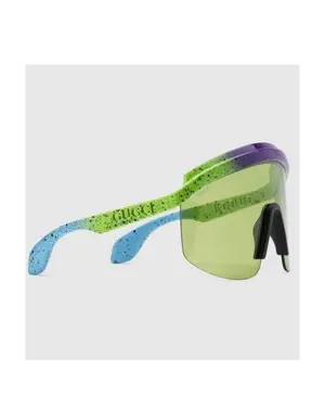 Gucci Oversized Frame Sunglasses - Green