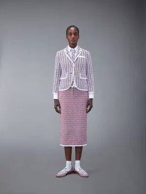 Thom Browne Checked Tweed Blazer